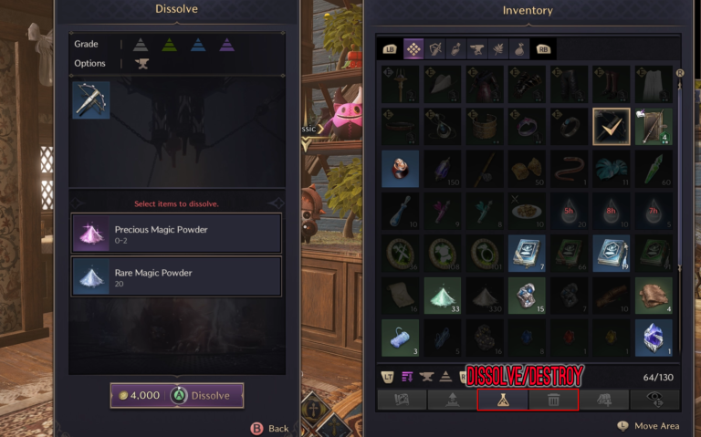 How To Dissolve Or Dismantle Equipment In Throne And Liberty Games Fuze